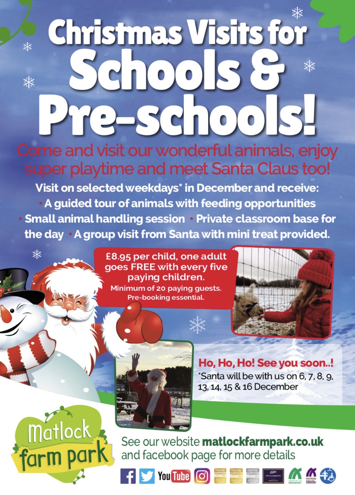 Schools | Matlock Farm Park