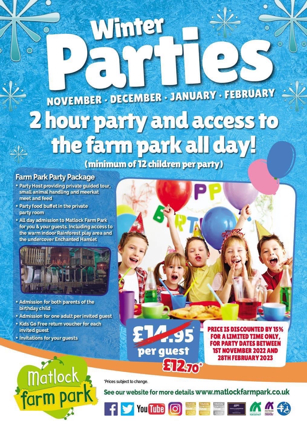 Parties | Matlock Farm Park