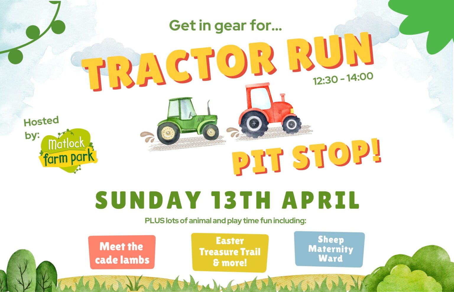 Tractor Run Fun! | Matlock Farm Park